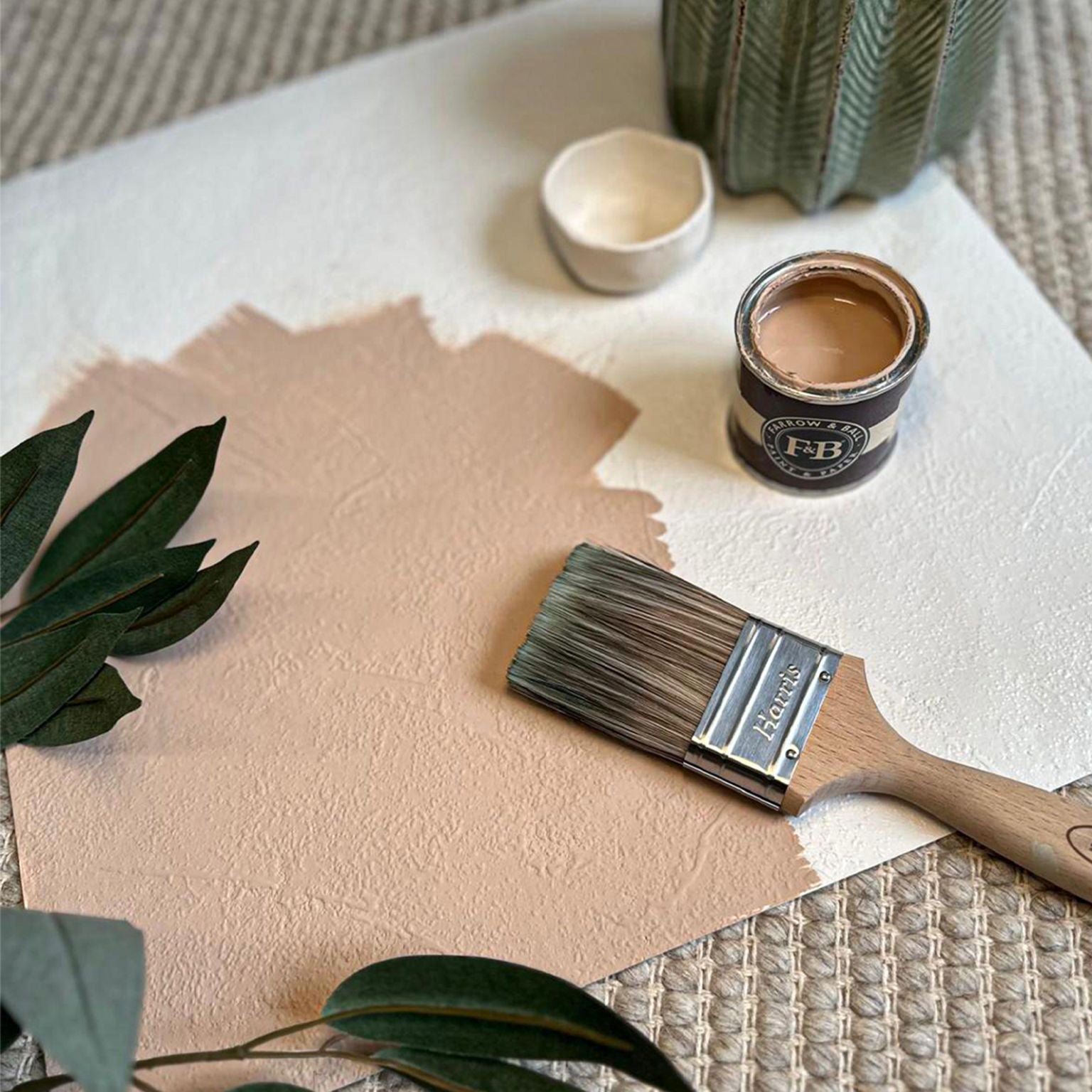 Sample Belgravia White - Plaster Paintable Vinyl Wallpaper – Wallpaper ...