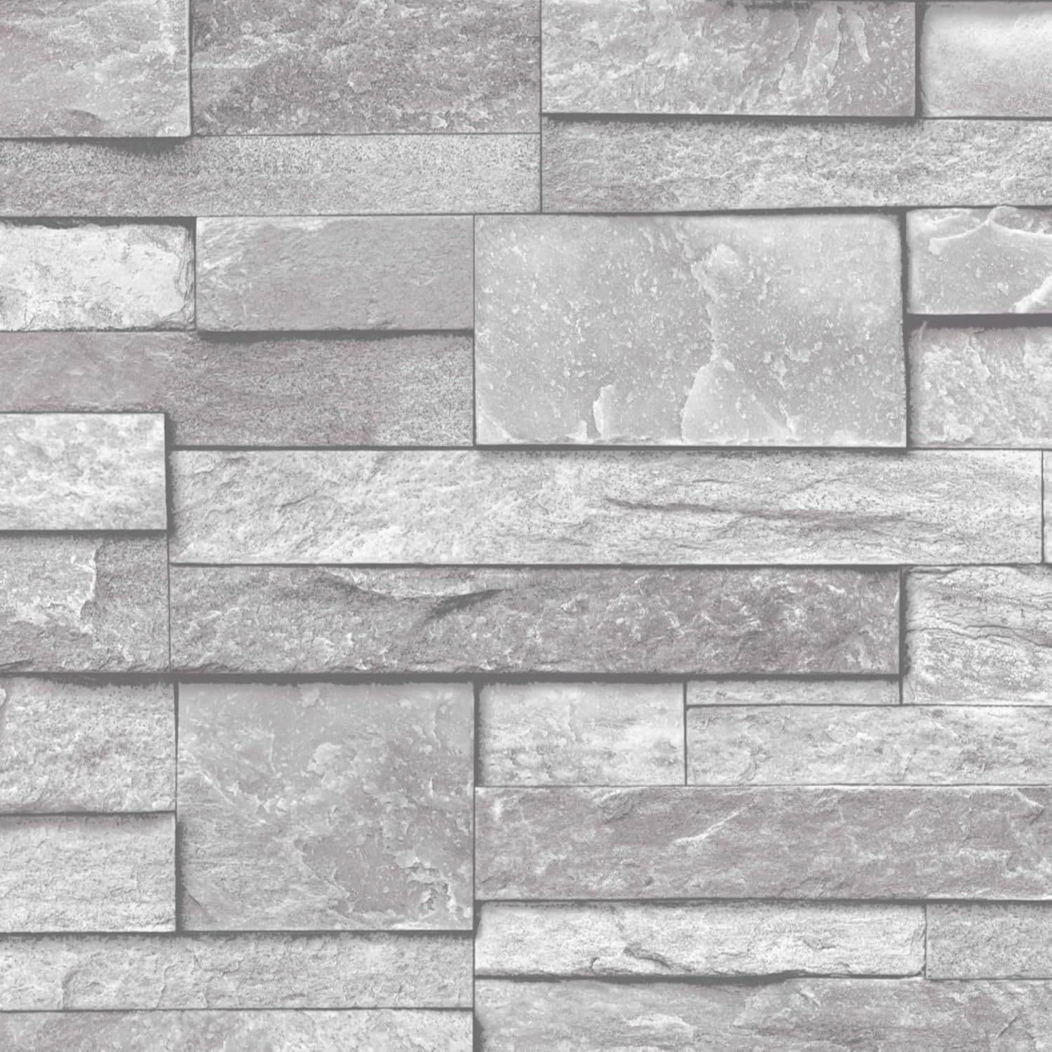 3D Slate Stone Brick Effect Wallpaper – Wallpaper Empire